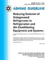Guideline 3-1996 — Reducing Emission of Halogenated Refrigerants in ...