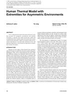 CH-09-050 — Human Thermal Model with Extremities for Asymmetric ...