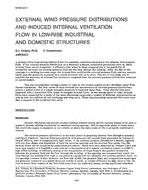 NT-87-25-4 — External Wind Pressure Distributions and Induced Internal ...