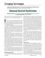 Emerging Technologies: Demand Control Ventilation – Standards list