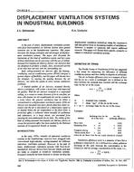 CH-93-09-4 — Displacement Ventilation Systems in Industrial Buildings ...