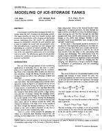 CH-93-10-2 — Modeling of Ice-Storage Tanks – Standards list