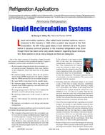 Refrigeration Applications: Liquid Recirculation Systems – Standards list