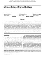 Window Related Thermal Bridges – Standards list