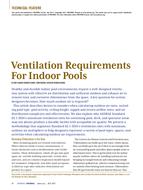 Ventilation Requirements For Indoor Pools – Standards list