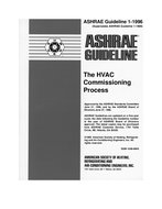 Guideline 1-1996 — The HVAC Commissioning Process – Standards list