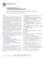 ASTM C90-09 – Standards list