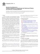 ASTM D790-10 – Standards list