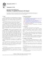 ASTM D2158-11 – Standards list