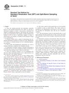 ASTM D1586-11 – Standards list