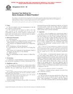 ASTM B214-99 – Standards list