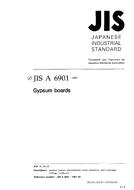 JIS A 6901:1997 – Standards list